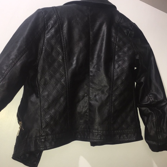 kidz star | Jackets & Coats | Leather Jacket Fits Xs Women And M Kids ...